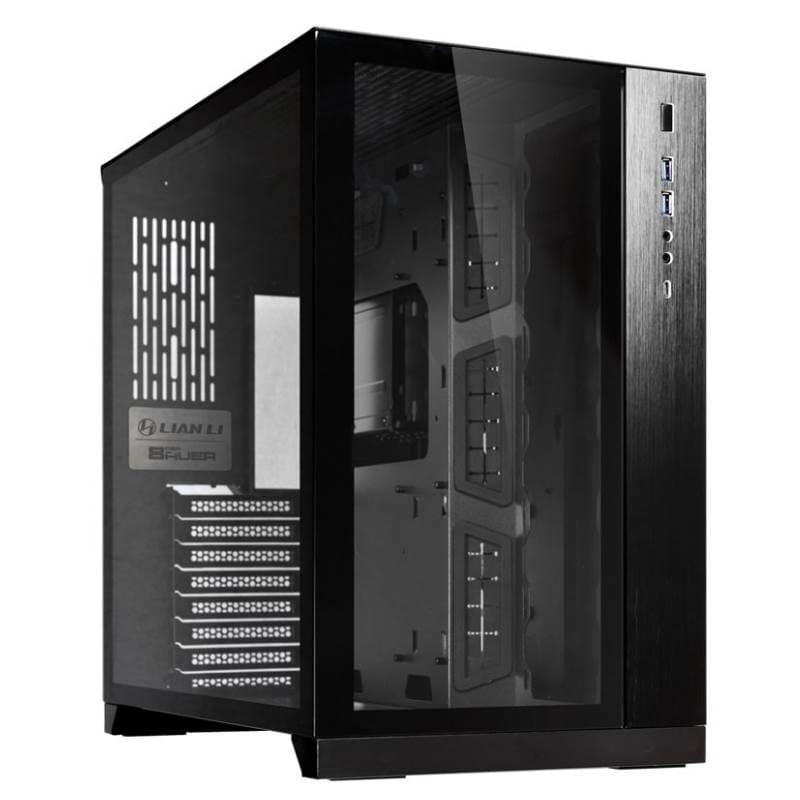 Lian Li PC-011 ATX Dynamic Tempered Glass Mid Tower Case - Black