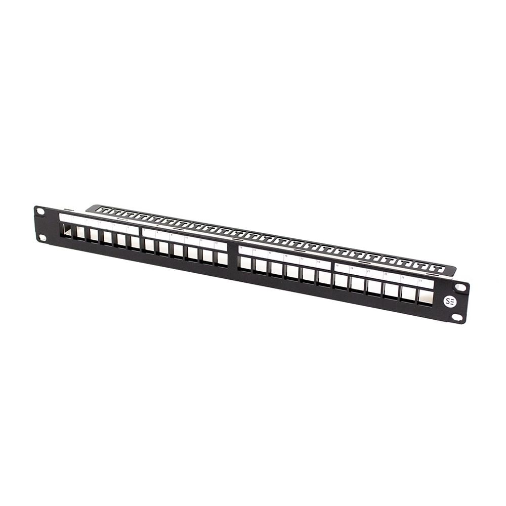 Serveredge 24-Port CAT5E/6/6A Patch Panel Frame