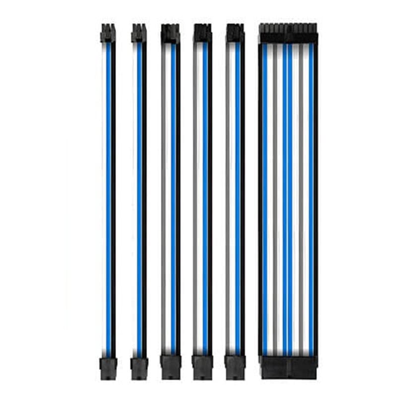 Antec Sleeved Extension PSU Cable Kit V2 - Blue/White/Black