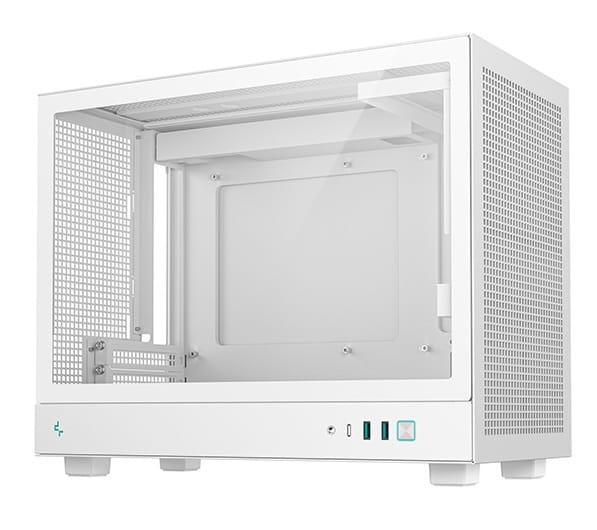 DeepCool CH160 PLUS Portable Tempered Glass Side Panel Micro-ATX ...