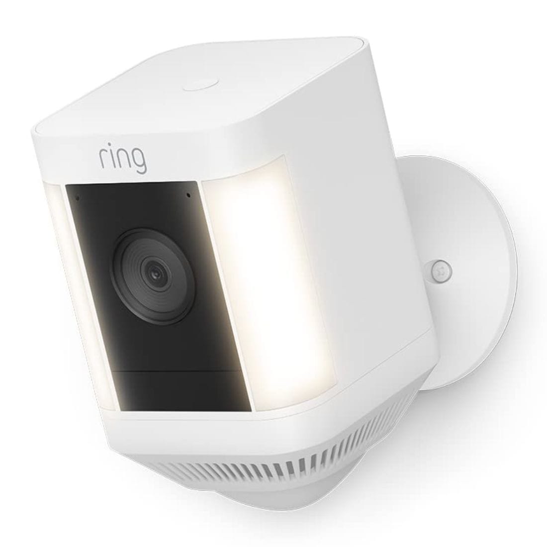 Ring Spotlight Camera Plus Battery Outdoor Camera - White