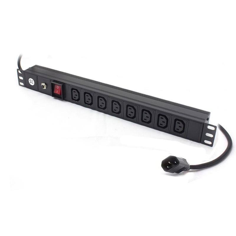 Serveredge 8-Port Basic IEC PDU, (8) IEC C13 Output & (1) IEC C14 Input ...