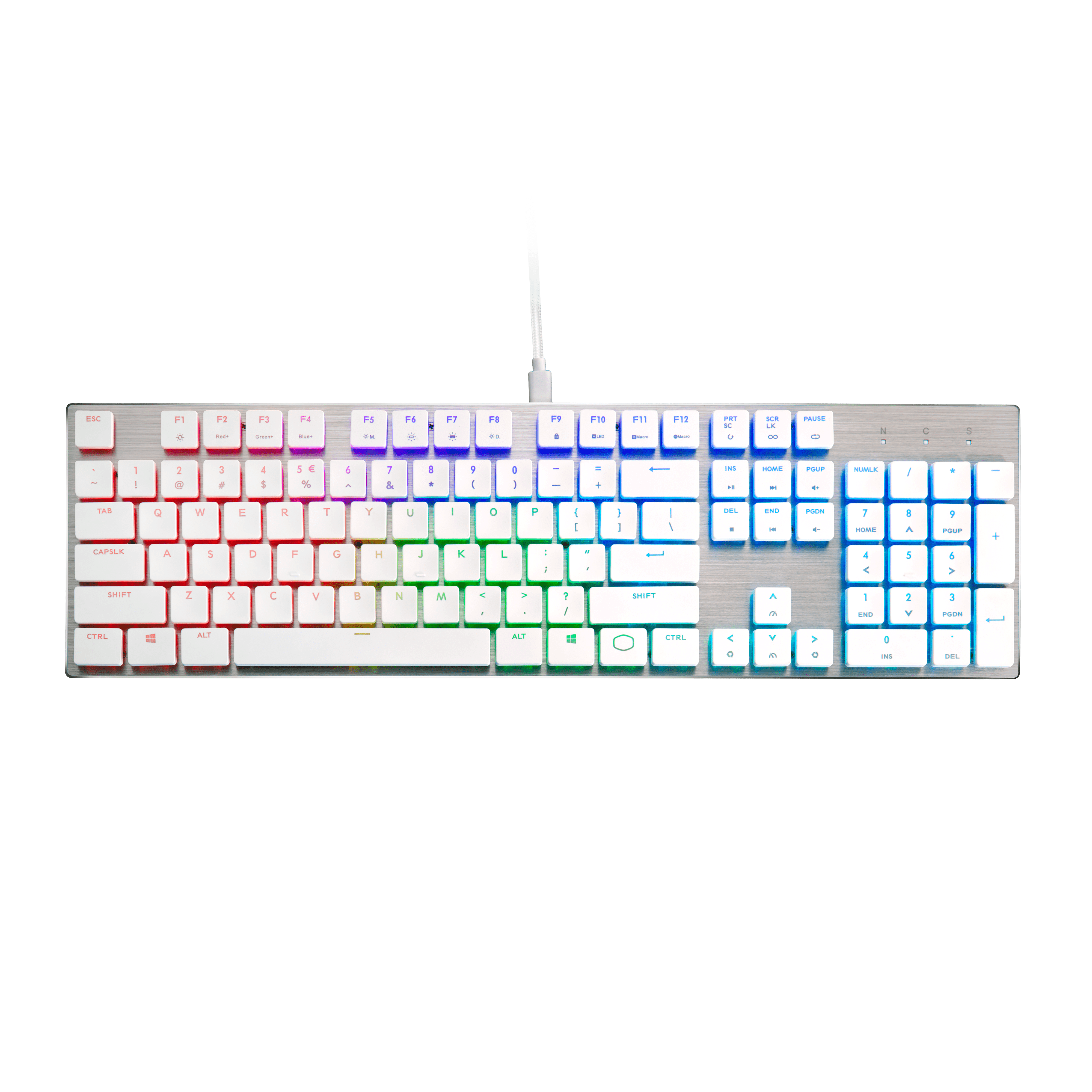 Cooler Master MasterKeys SK650 RGB Edition Mechanical Keyboard - White