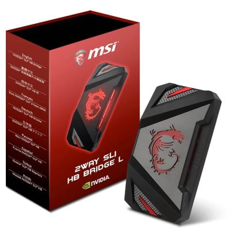 MSI 2way SLI Bridge L - GTX10 and GTX900