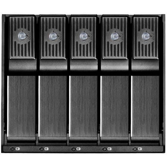 Silverstone 3x5.25" Bay to 5x3.5" SAS/SATA Hard Drive Chassis Converter