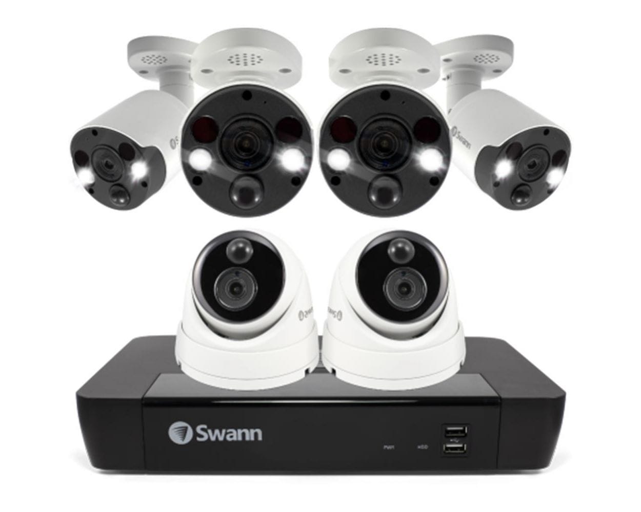 Swann 8 Channel 6 Camera 4k Ultra HD 2TB NVR Security System