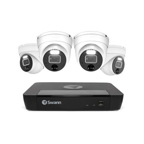 Swann 4 Dome Camera 8 Channel 12MP NVR Security System