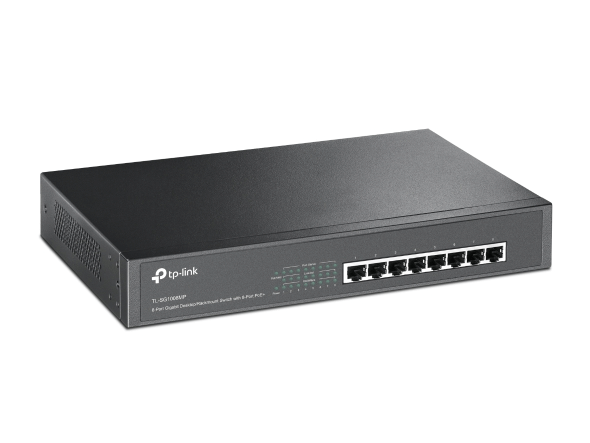 TP-Link TL-SG1008MP 8-Port Gigabit Desktop/Rackmount Switch With 8-Port ...