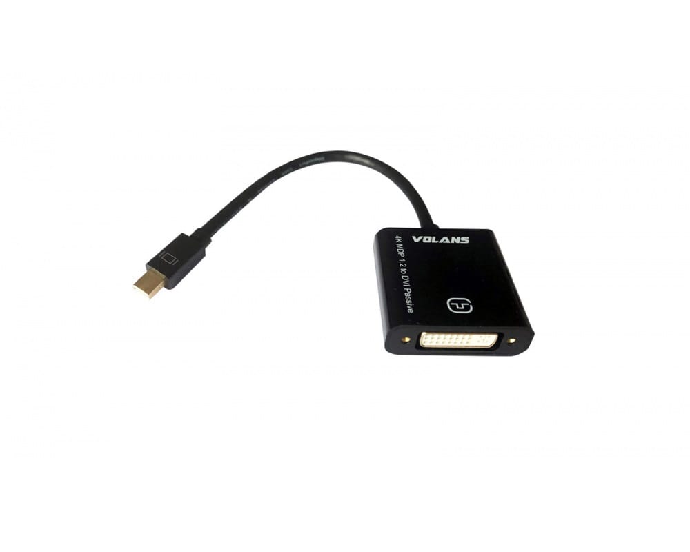 Volans PASSIVE Mini DisplayPort 1.2 to DVI (4K) Adapter