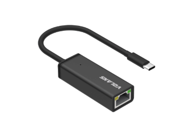 Volans RJ45-C Aluminium USB-C to RJ45 Gigabit Ethernet Adapter