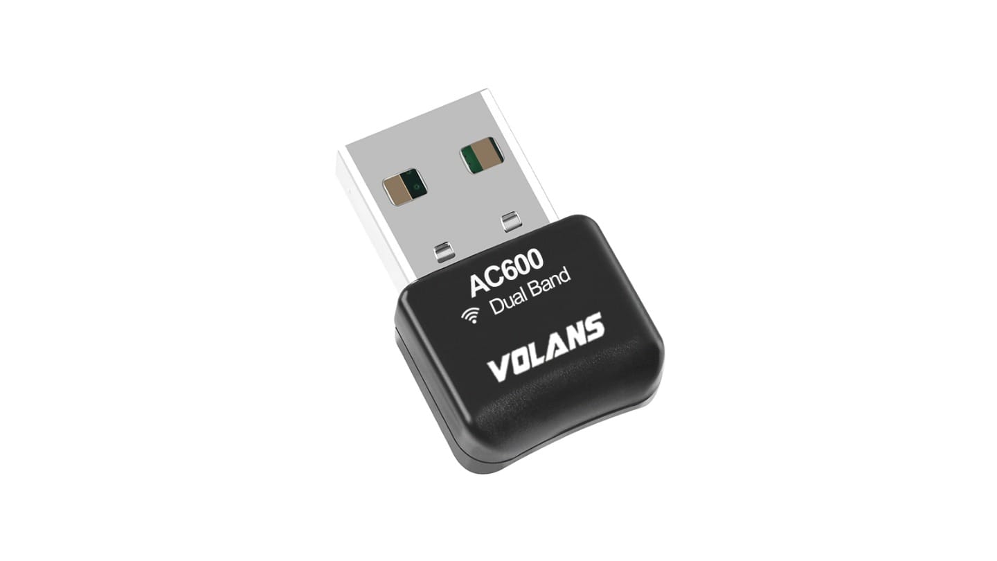 Volans AC600 Mini Wireless Dual Band USB Adapter