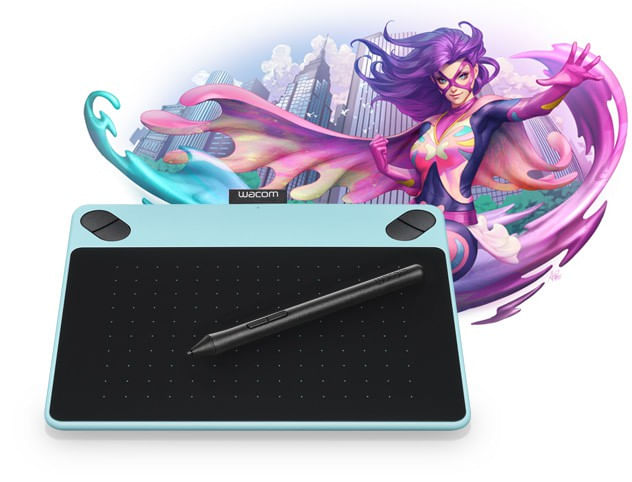 Wacom Intuos Comic Pen And Touch Small - Mint Blue