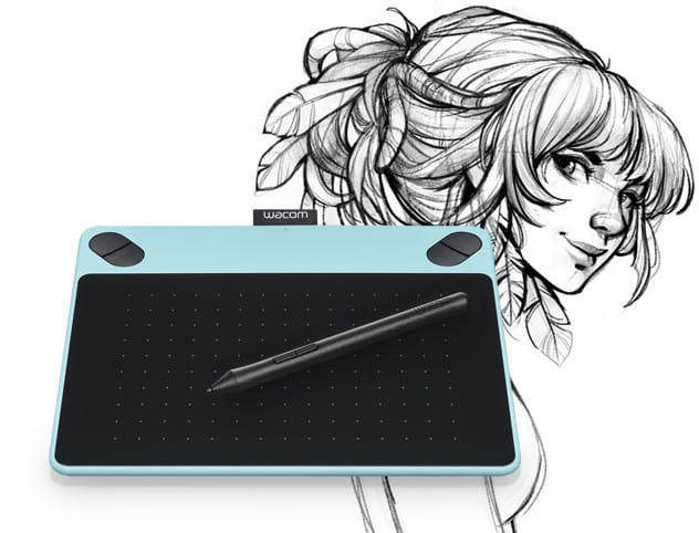 Wacom Intuos Draw Pen Small - Mint Blue