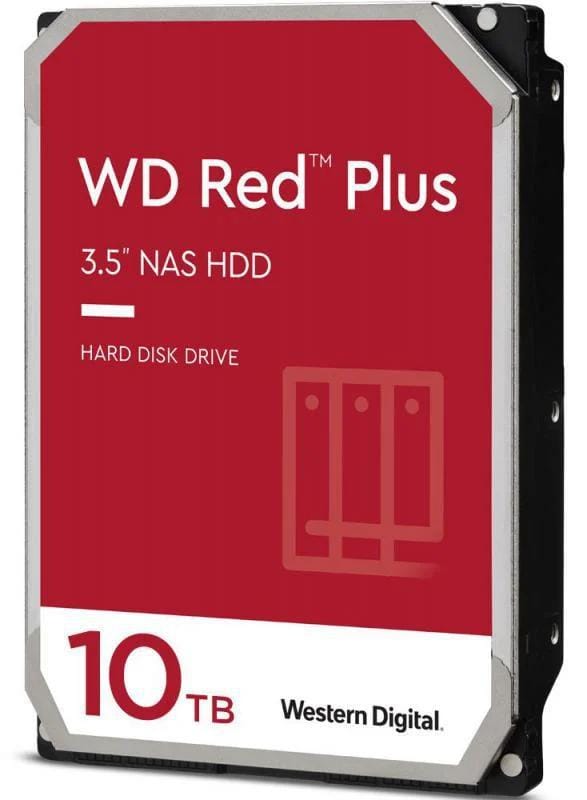 Western Digital Red Plus 10TB 3.5" SATA 256MB NAS Hard Drive