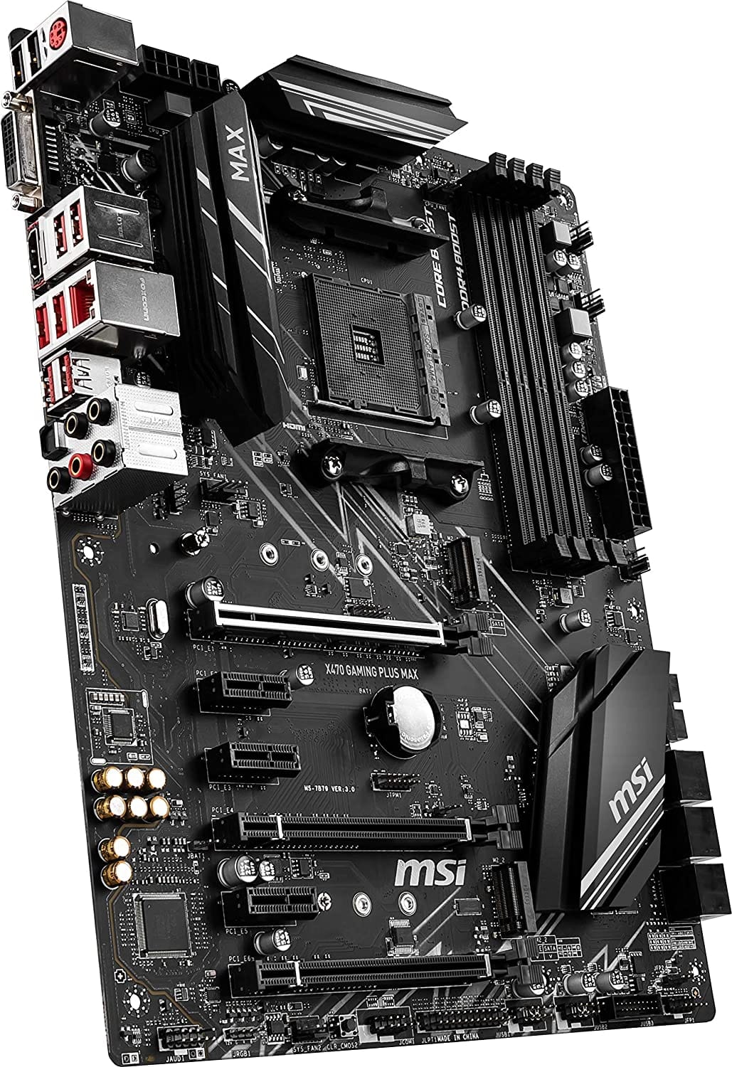 MSI X470 Gaming Plus Max AM4 ATX Motherboard