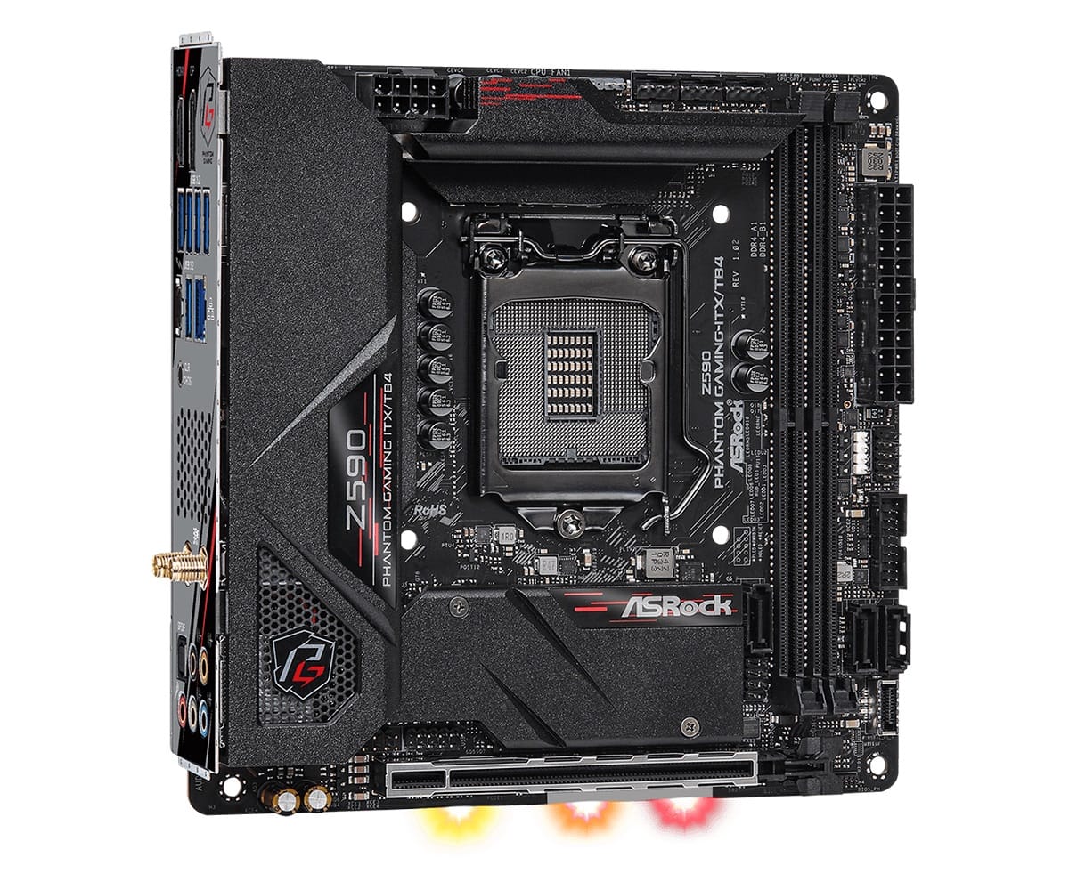 AsRock Z590 Phantom Gaming-ITX/TB4 LGA 1200 Mini-ITX Motherboard