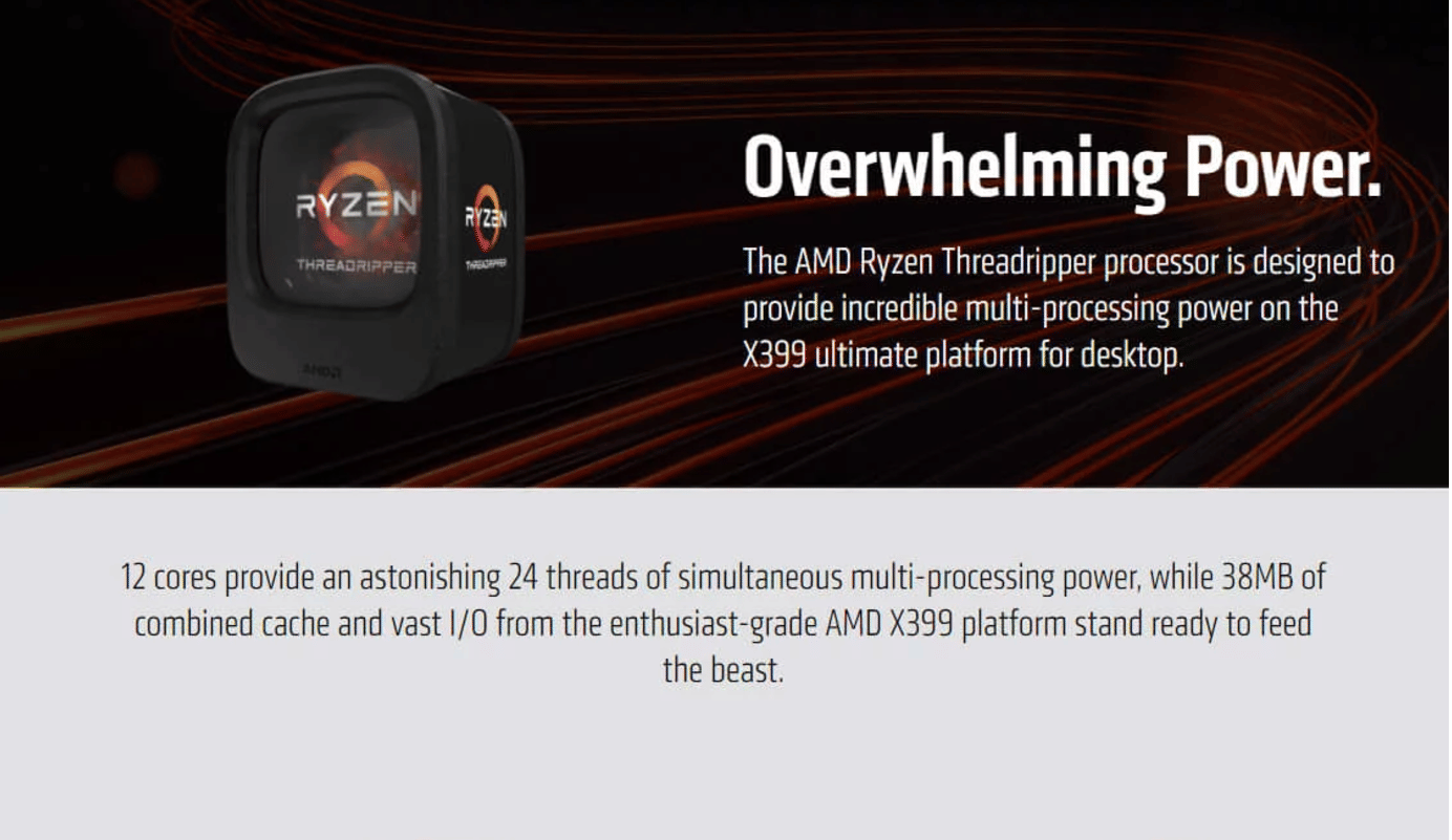 AMD Ryzen Threadripper 1920X Processor