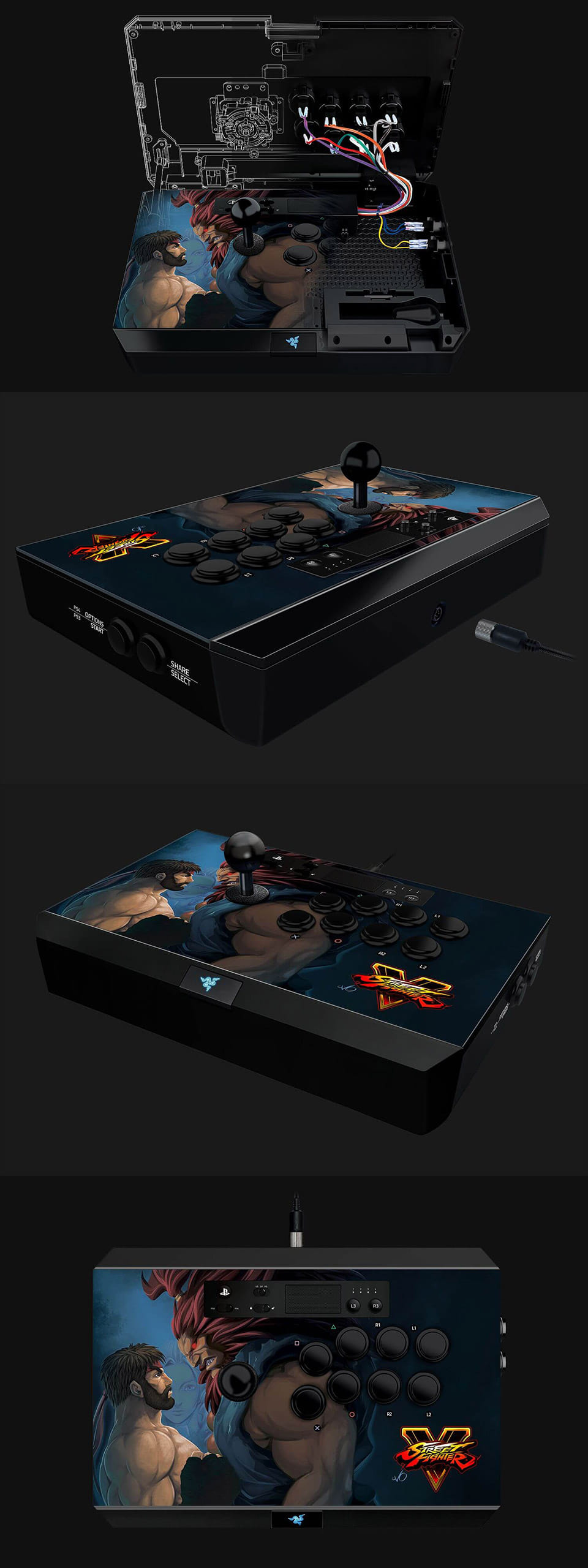 Razer Panthera Street Fighter V Edition Arcade Stick