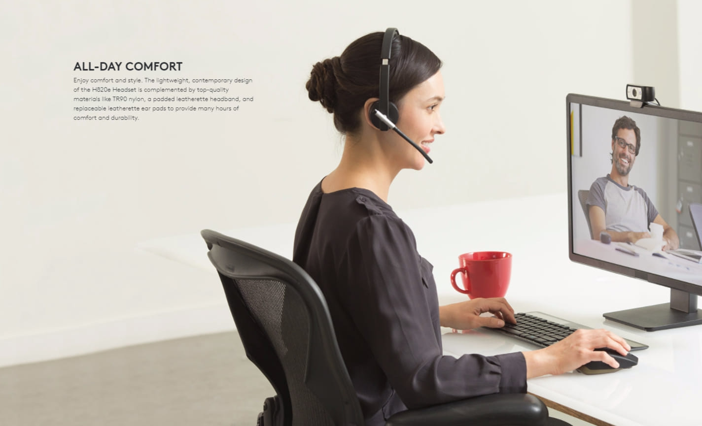 Logitech H820E Wireless Stereo Headset