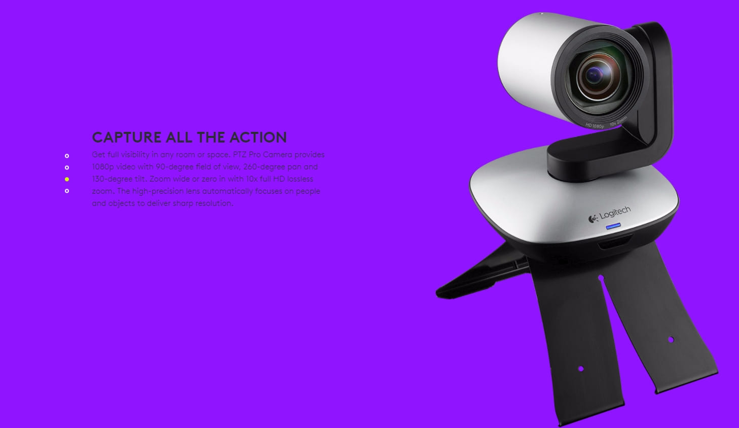 Logitech ConferenceCam PTZ Pro Camera