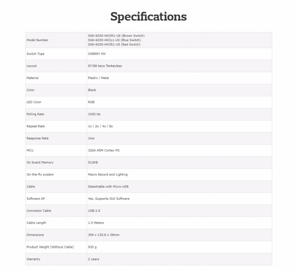 Cooler Master MasterKeys Pro S RGB Cherry MX Brown Switch Mechanical ...