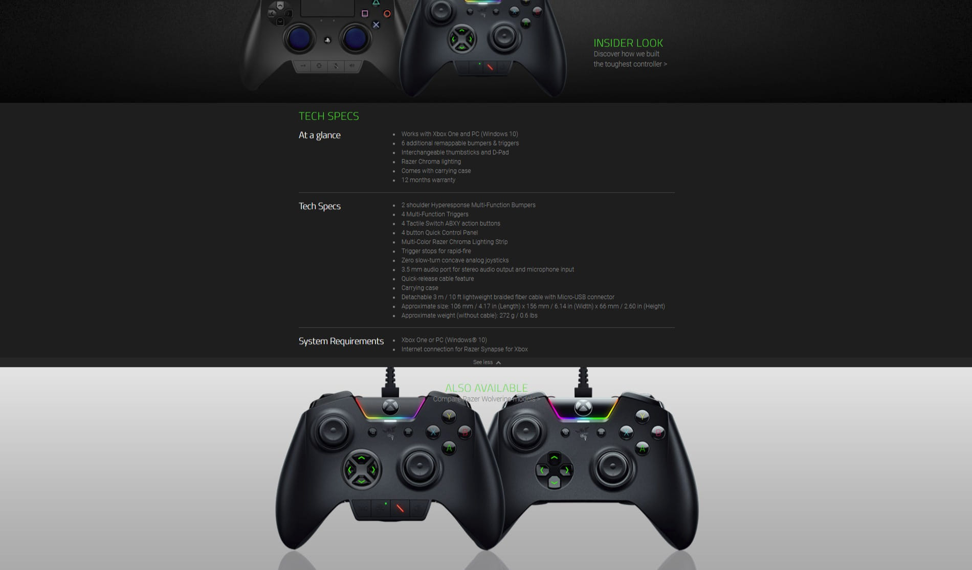 Razer Wolverine Ultimate Controller Xbox (RZ06-02250100-R3M1)
