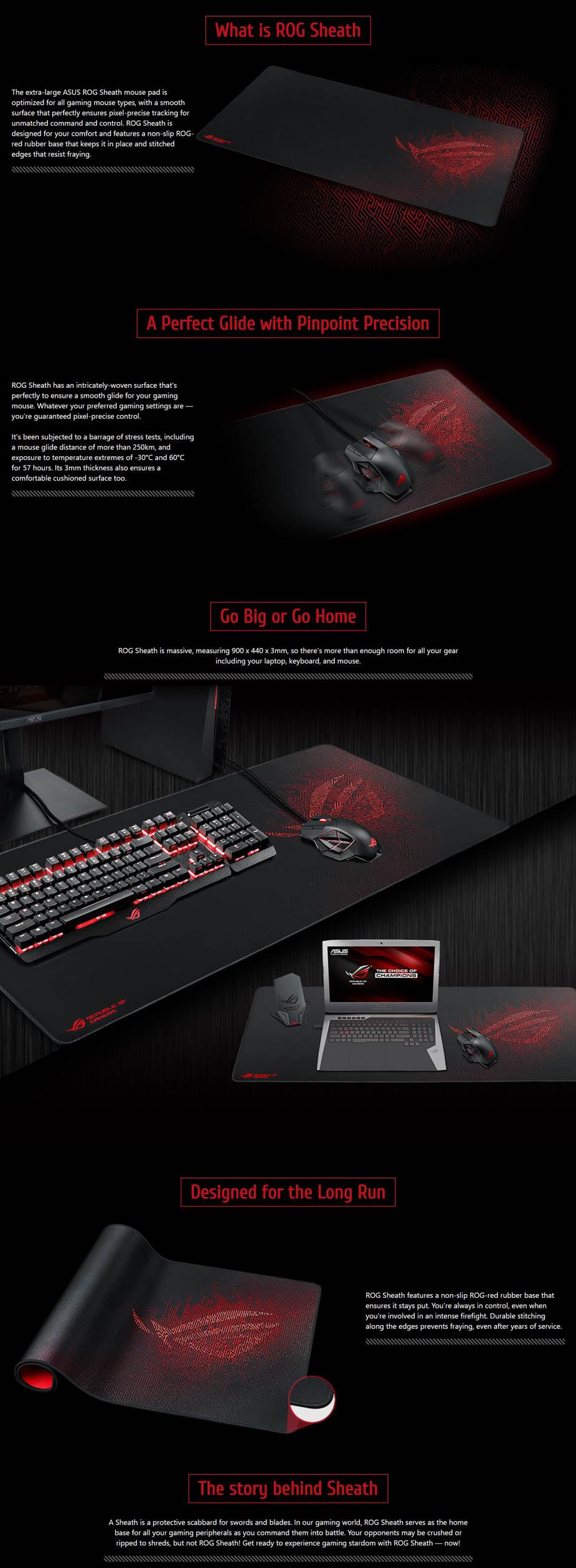 Asus ROG Sheath Gaming Mouse Pad