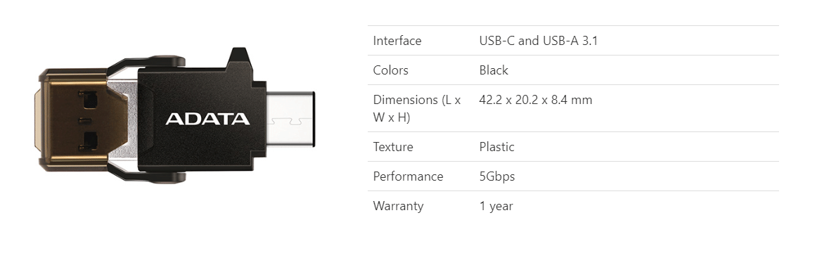 ADATA USB-C OTG Reader
