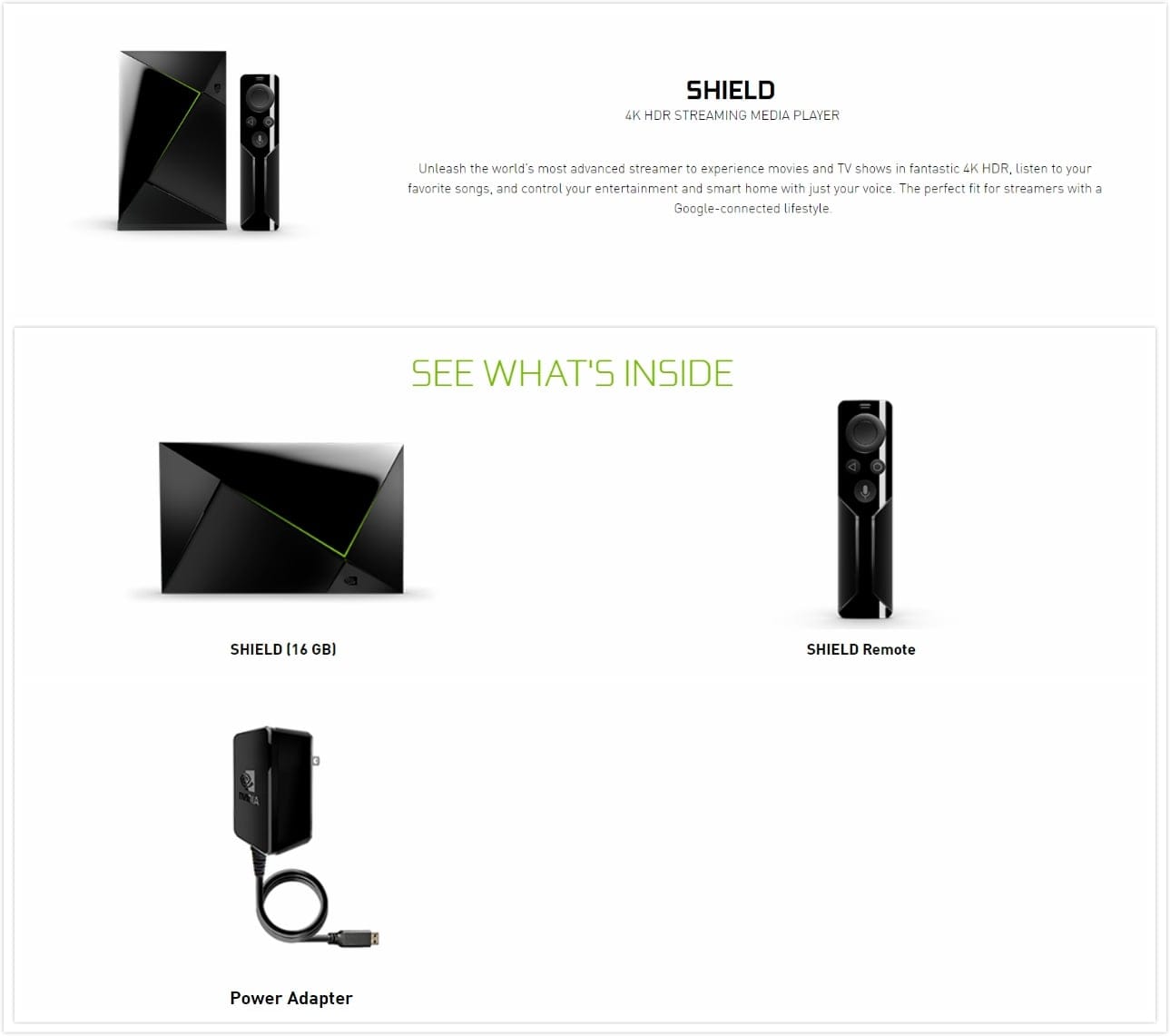 NVIDIA Shield 4K HDR Streaming Media Player with Remote