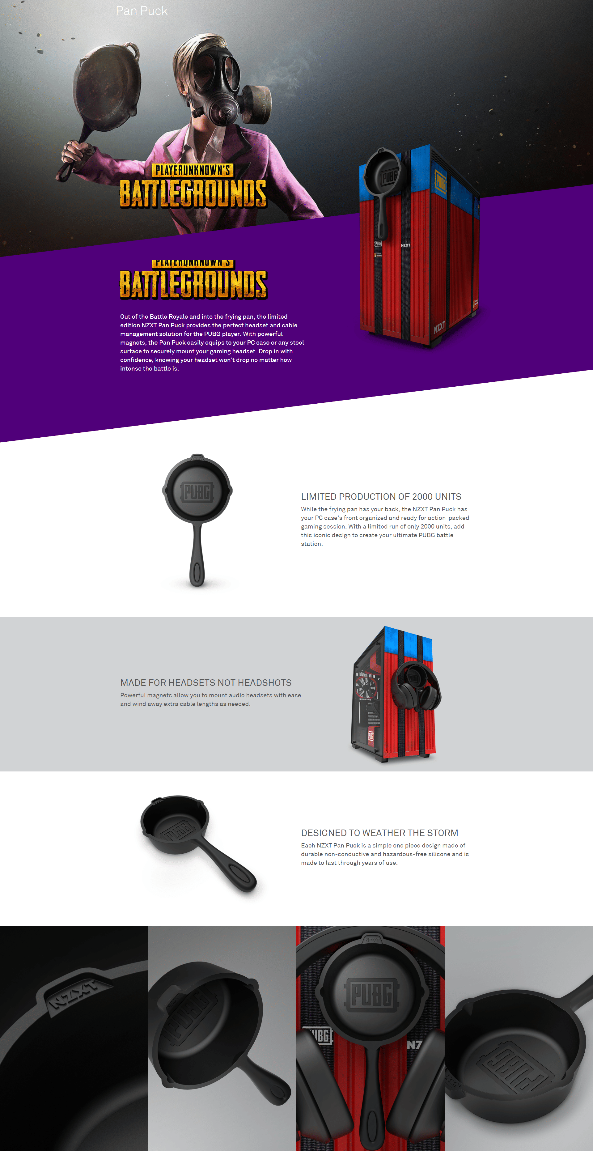 NZXT Pan Puck Headset Hanger - Limited Edition