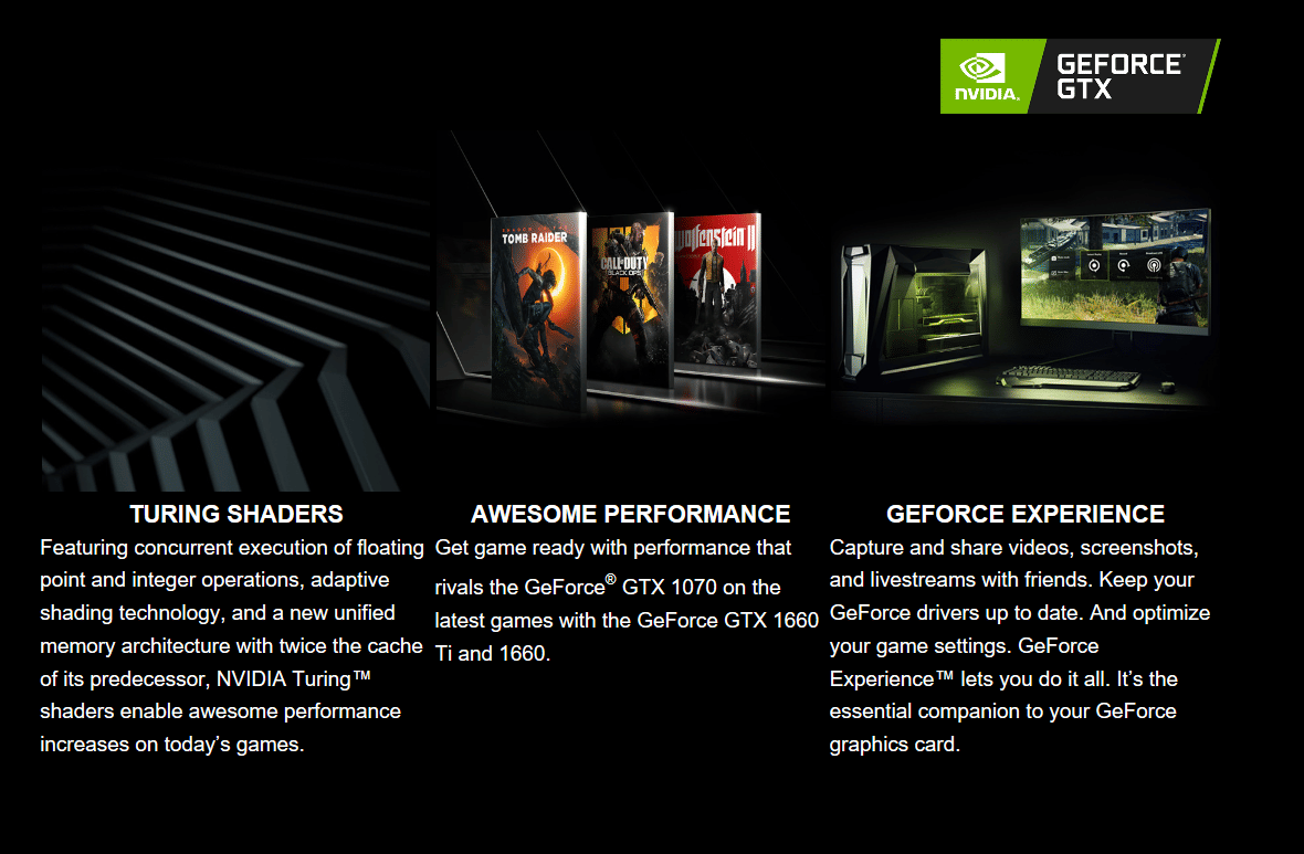 MSI VENTUS GeForce GTX 1660 XS OC 6G Graphics Card