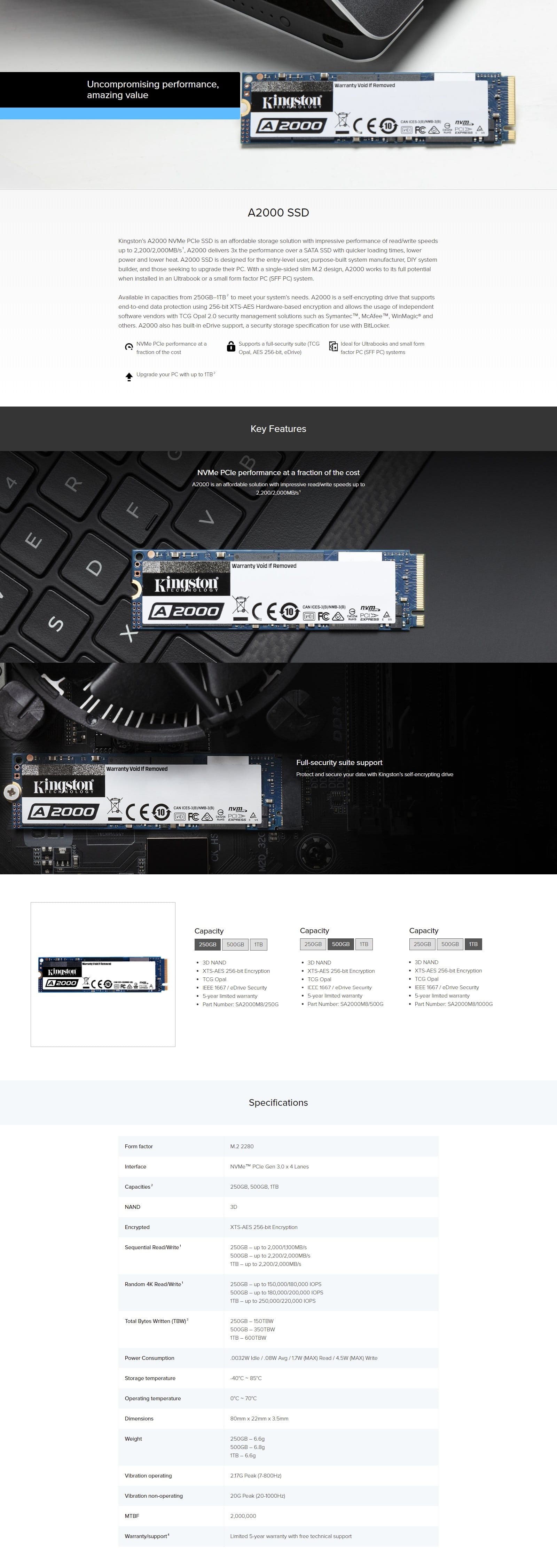 Solid State Kingston Sa2000 Review Kingston Sa2000 Review Kingston ...