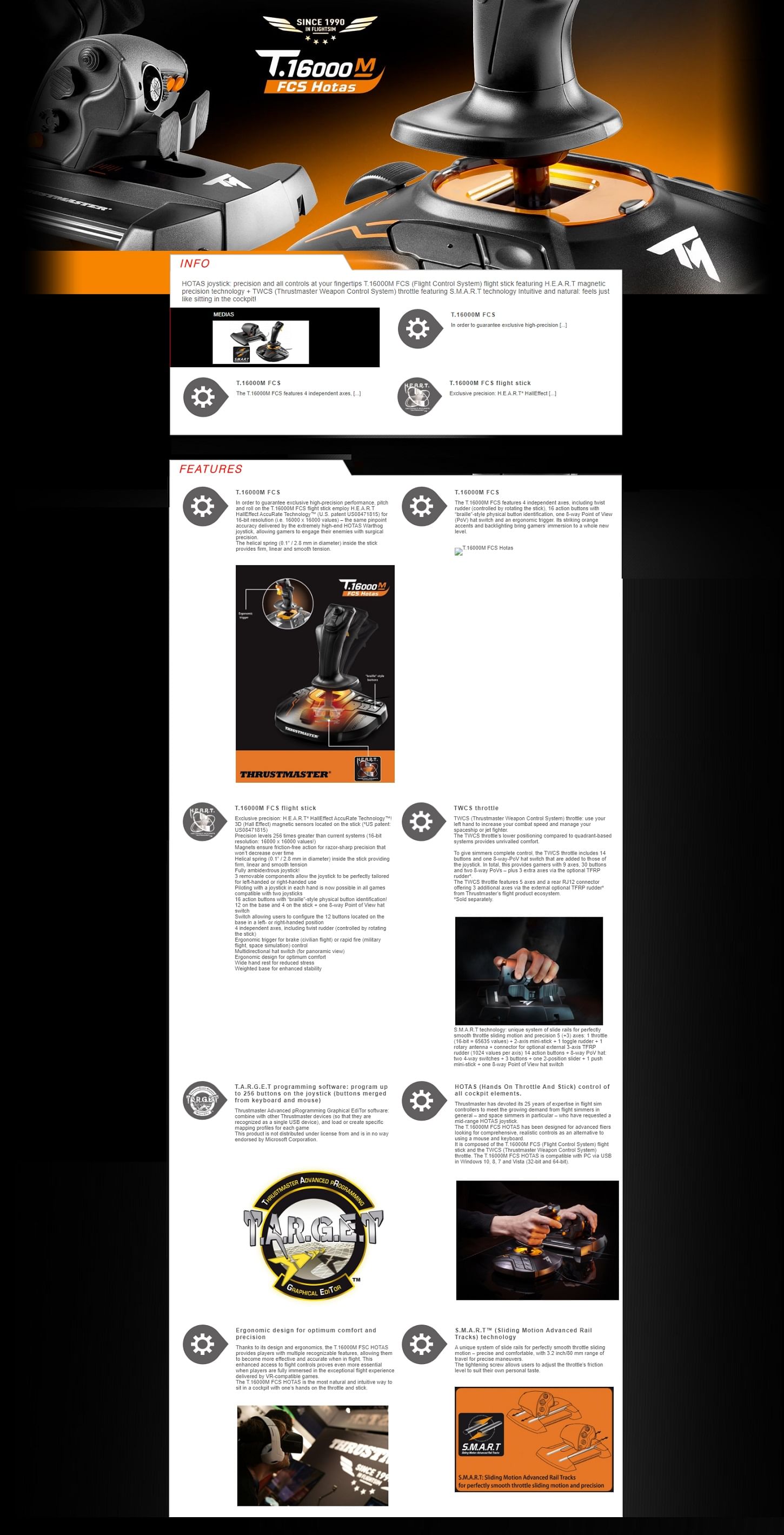 Thrustmaster T.16000M FCS HOTAS For PC