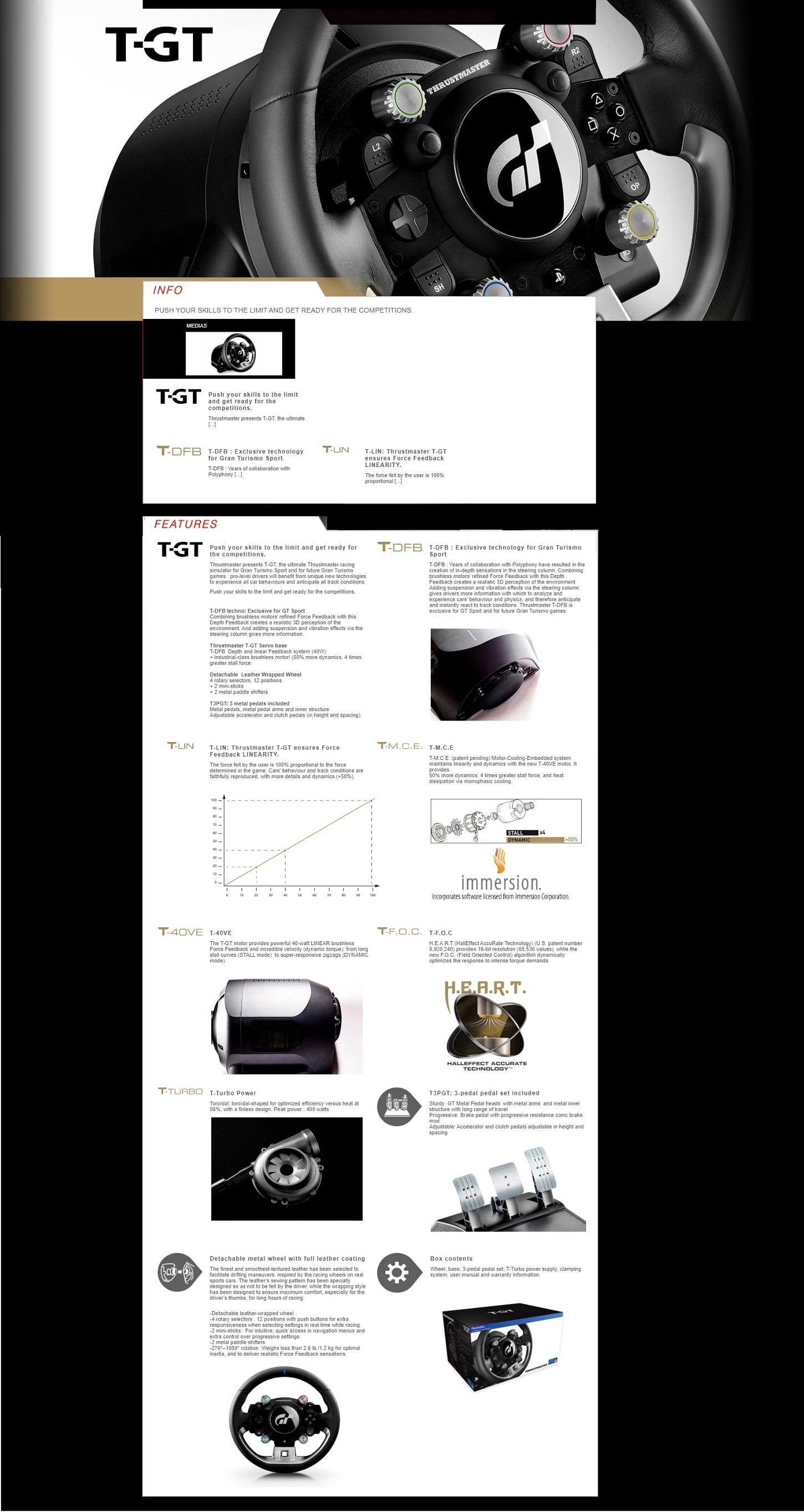 Thrustmaster T-GT Gran Turismo Racing Wheel For PC And PS4