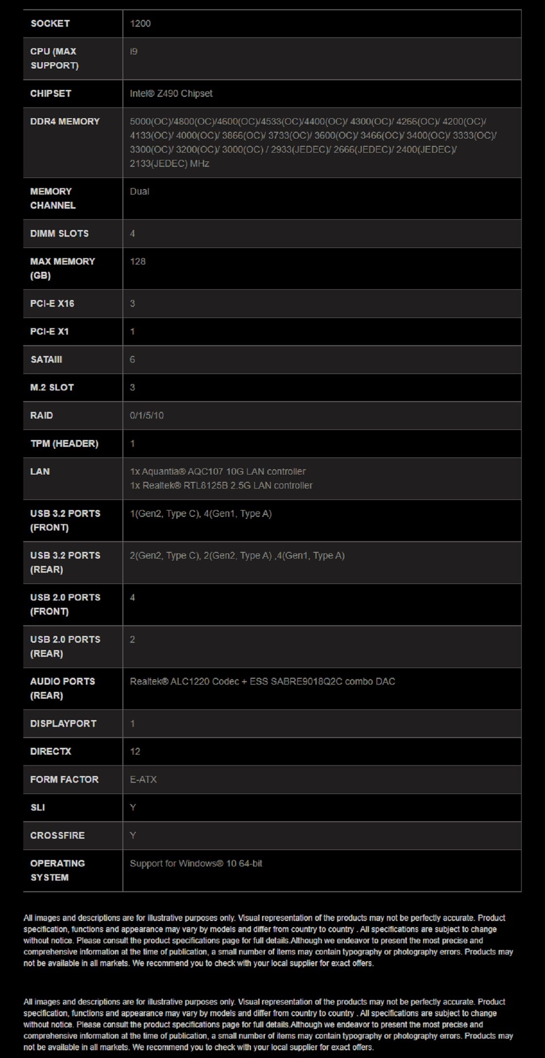 (Ex-Demo) MSI MEG Z490 Godlike LGA 1200 E-ATX Motherboard