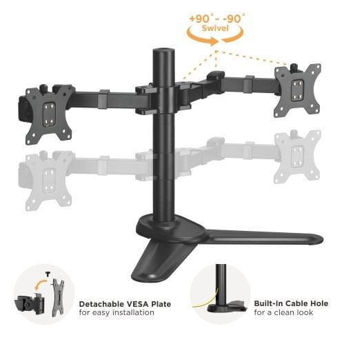 Brateck Steel 17-32" Articulating Dual Monitor Stand