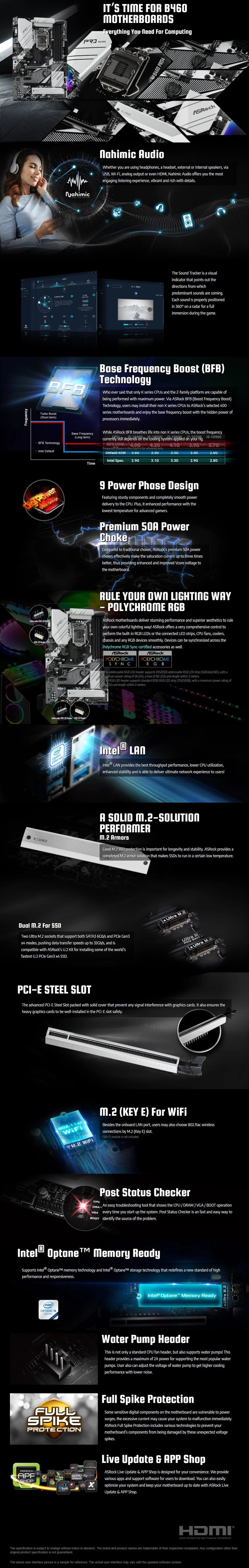 AsRock B460 PRO4 LGA 1200 ATX Motherboard