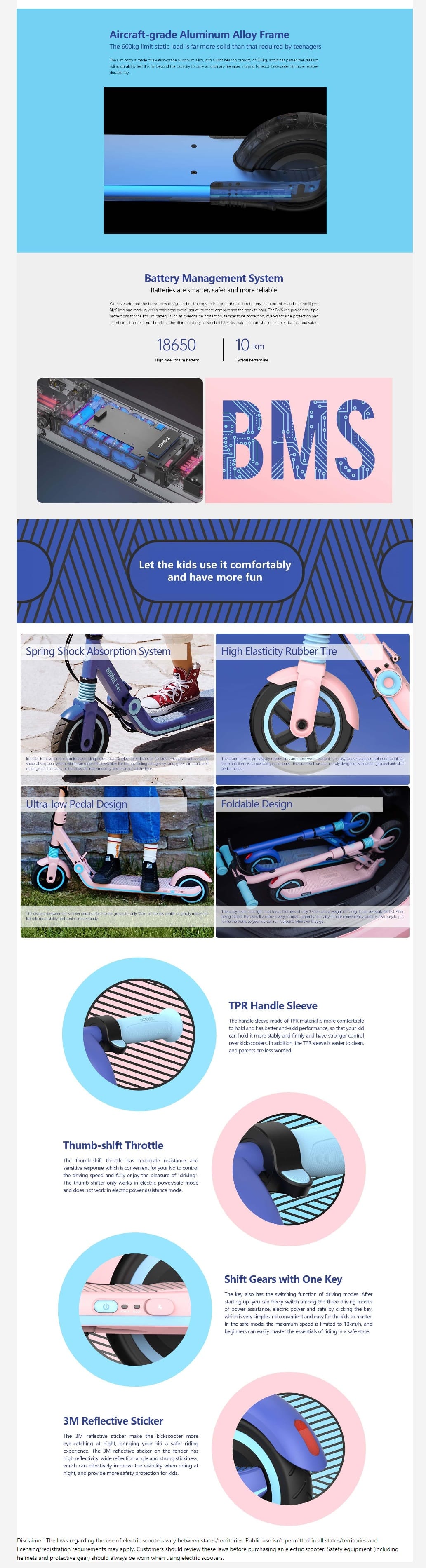 Segway Ninebot EkickScooter E8 Blue
