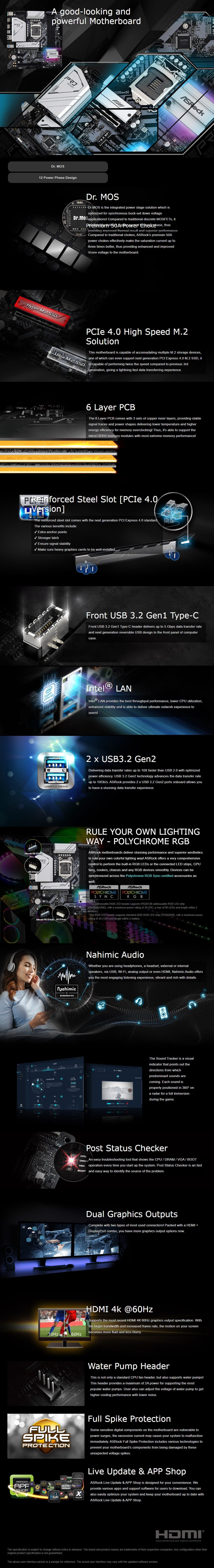 Asrock Z590M Pro4 Z590 LGA 1200 Micro ATX Motherboard