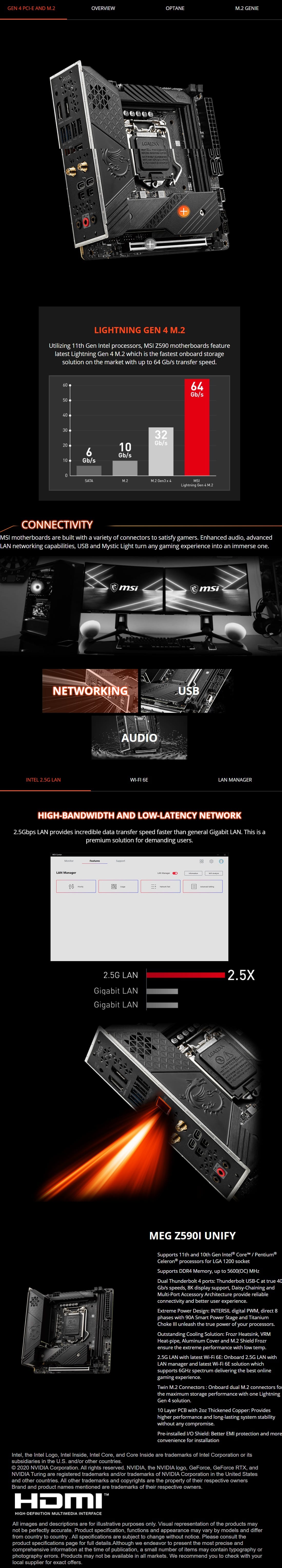MSI LGA 1200 Mini-ITX Motherboard