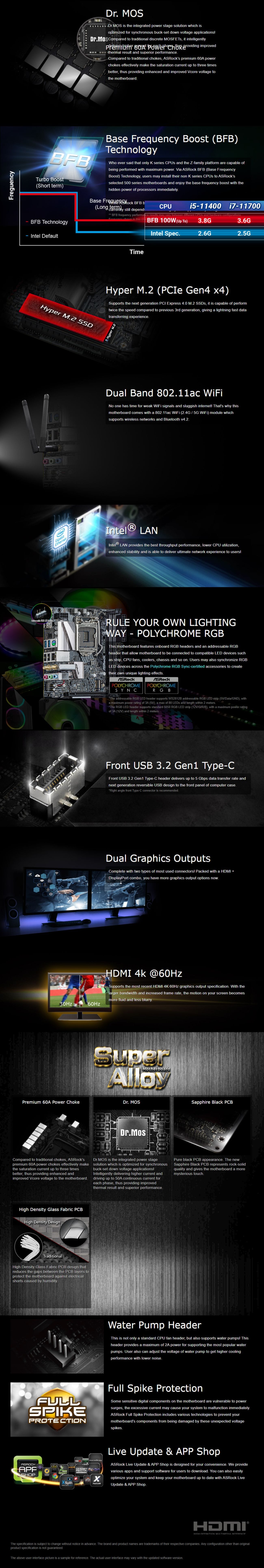 AsRock B560M-ITX/AC Mini ITX Motherboard