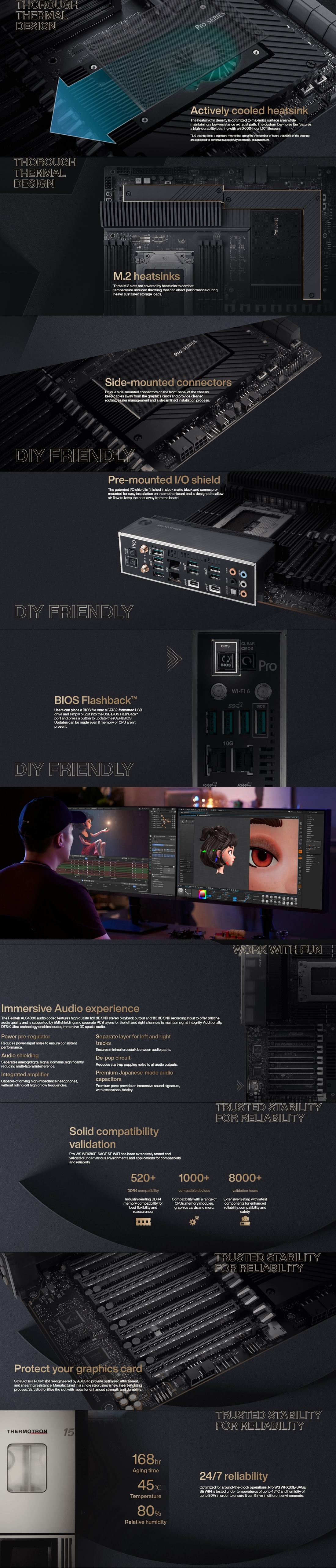 Asus Pro WS WRX80E-SAGE SE WIFI Motherboard