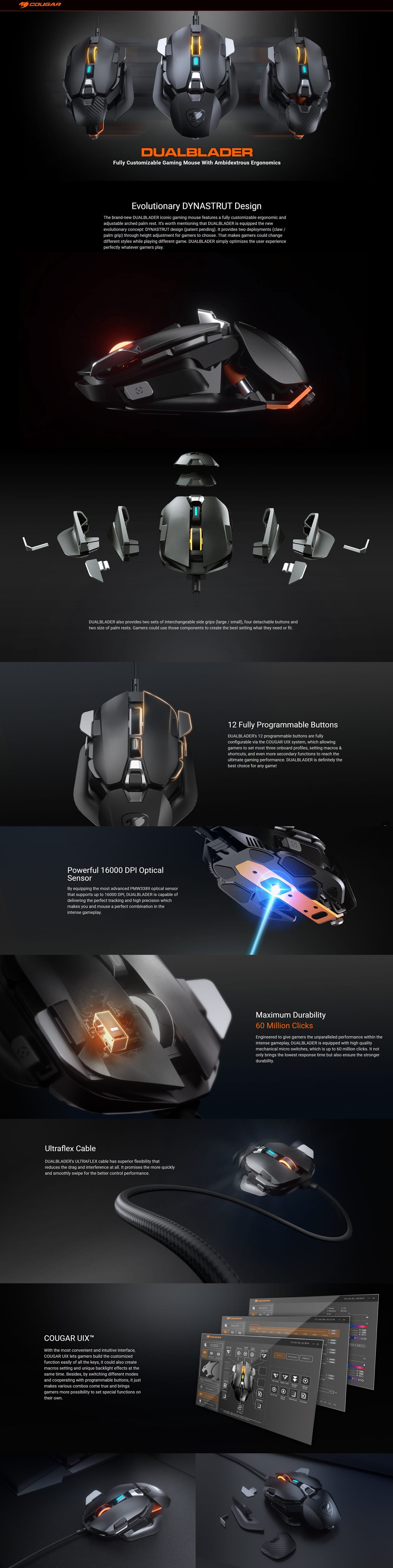 Cougar Dual Blader Mouse