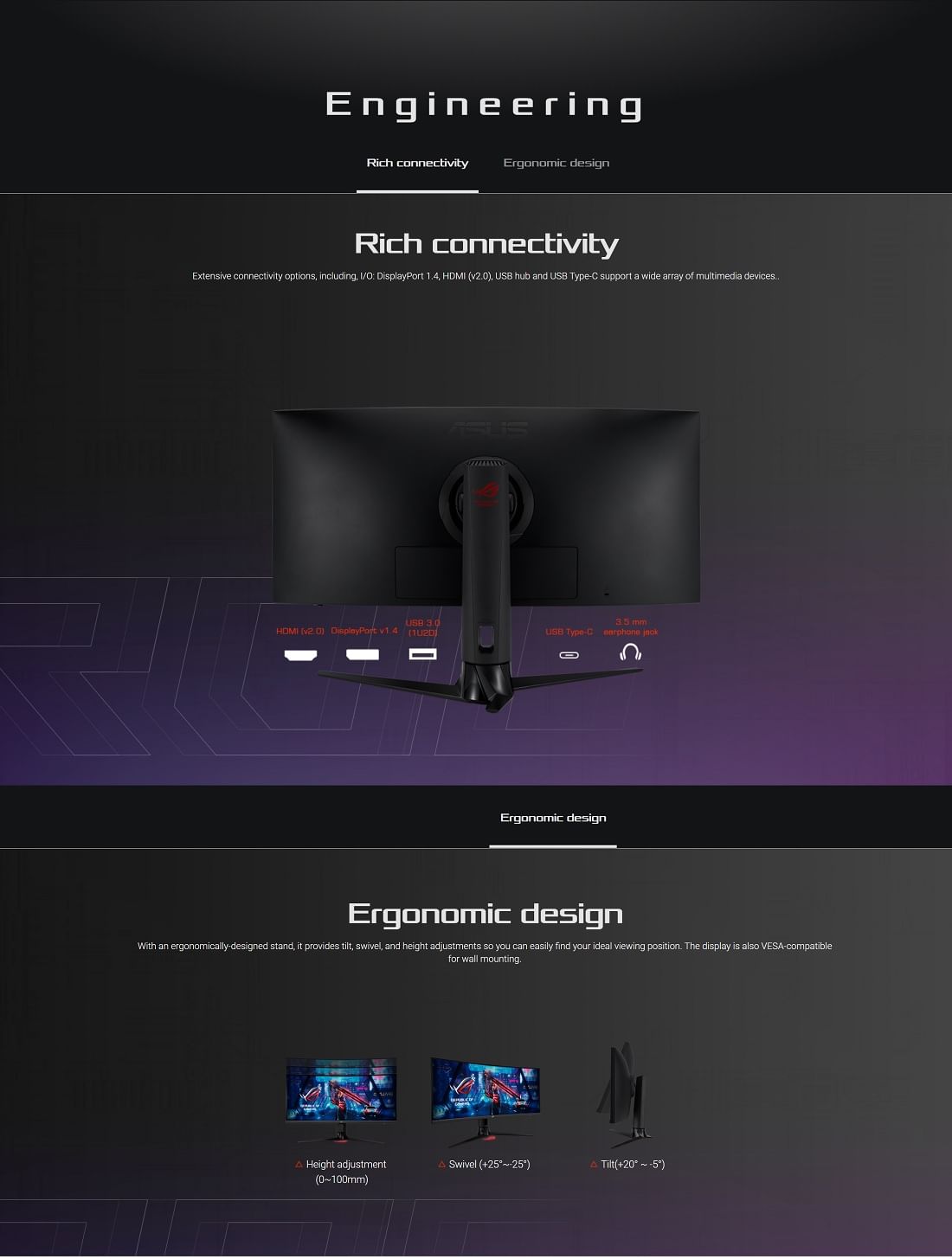 ASUS ROG Strix XG349C 34" Gaming Monitor | XG349C
