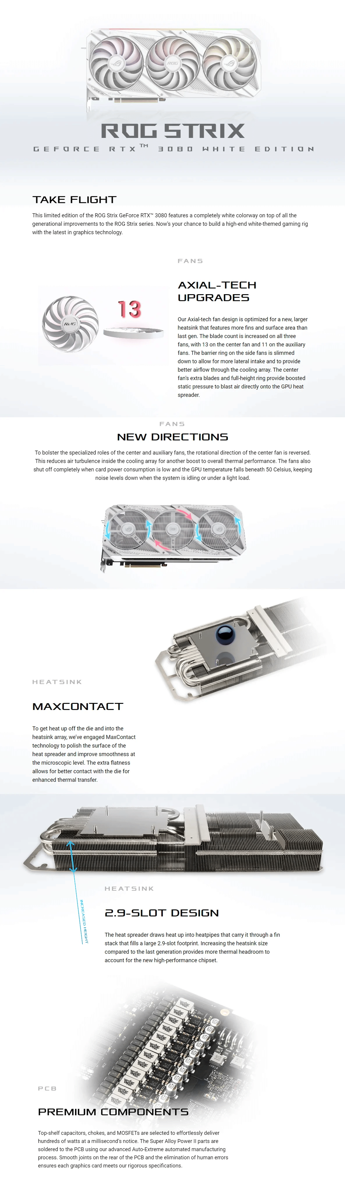 Asus ROG STRIX Geforce RTX 3080 10G V2 Gaming Graphics Card - LHR ...