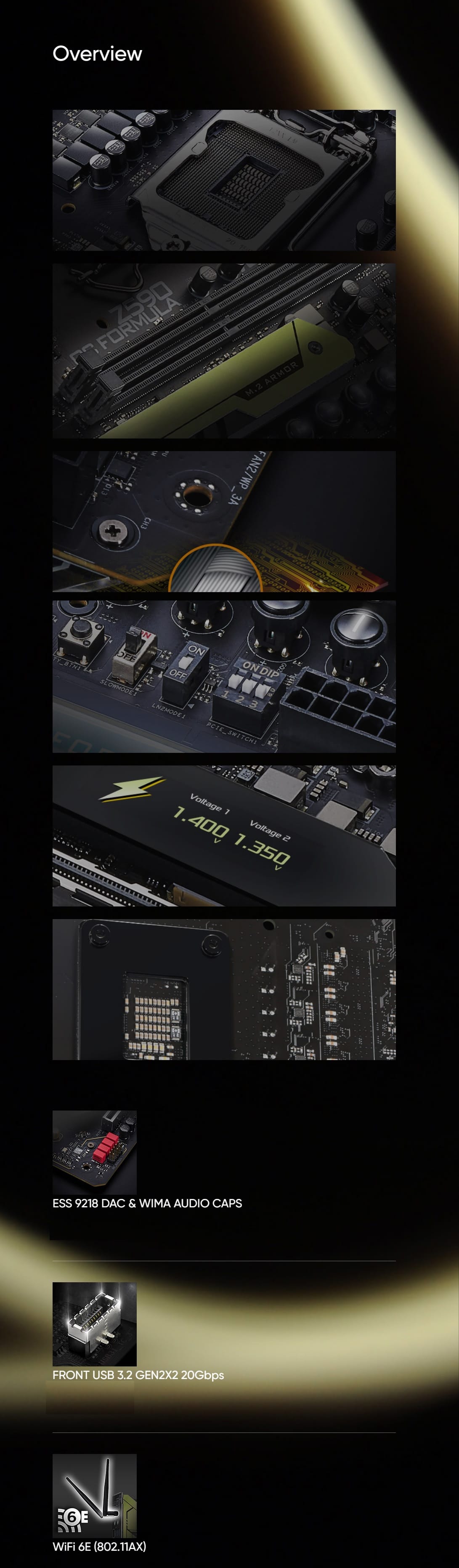 AsRock Z590 OC Formula LGA 1200 ATX Motherboard