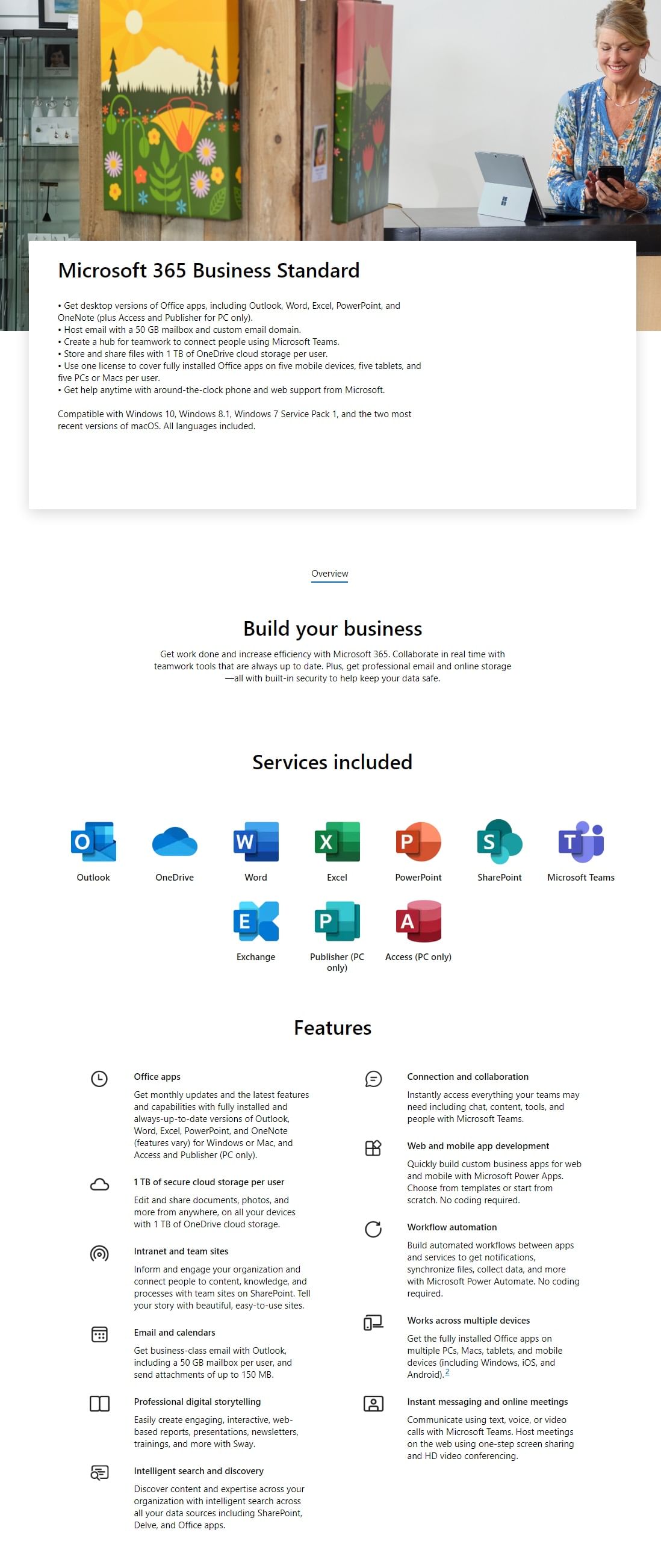 Microsoft 365 Business Standard 1-Year (Retail Box)