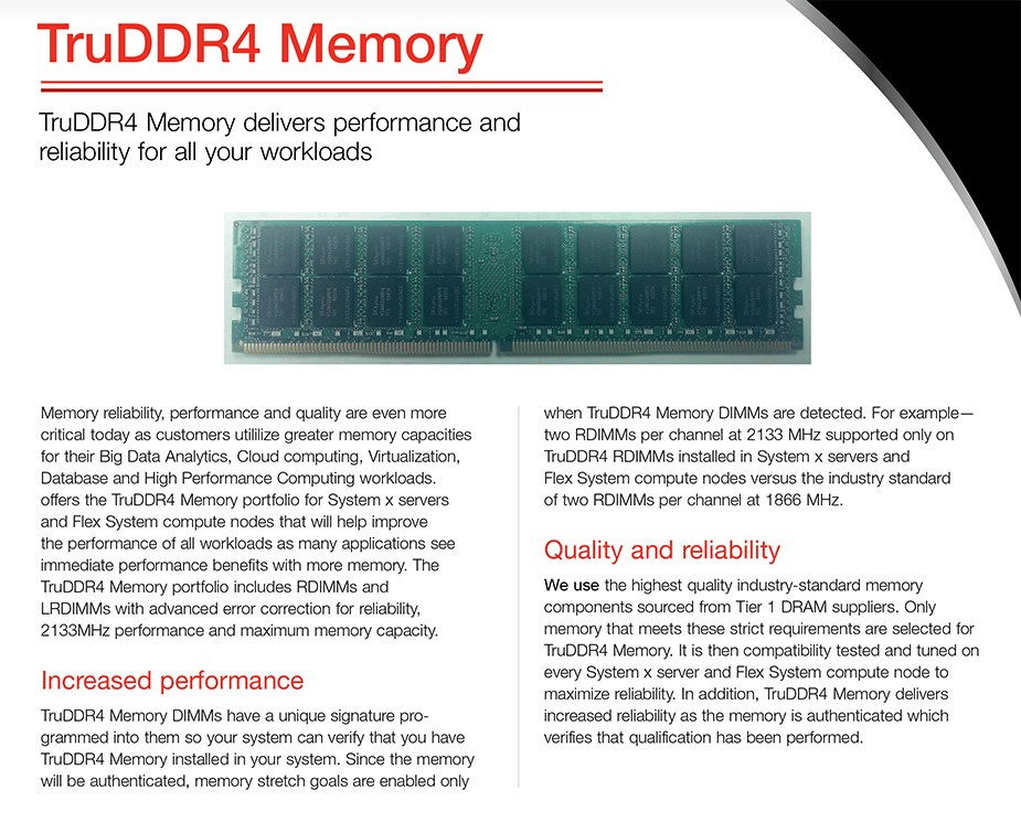 Lenovo ThinkStation (1x 32GB) TruDDR4 2666MHz Dual Rank RDIMM Memory