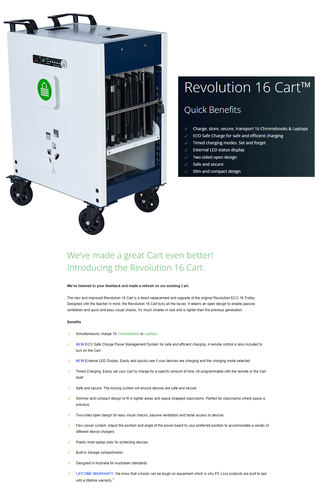 PC Locs Revolution 16 Cart