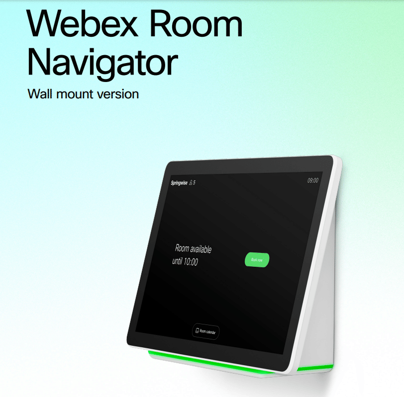 Cisco Webex Room Navigator - Wall Mount Version